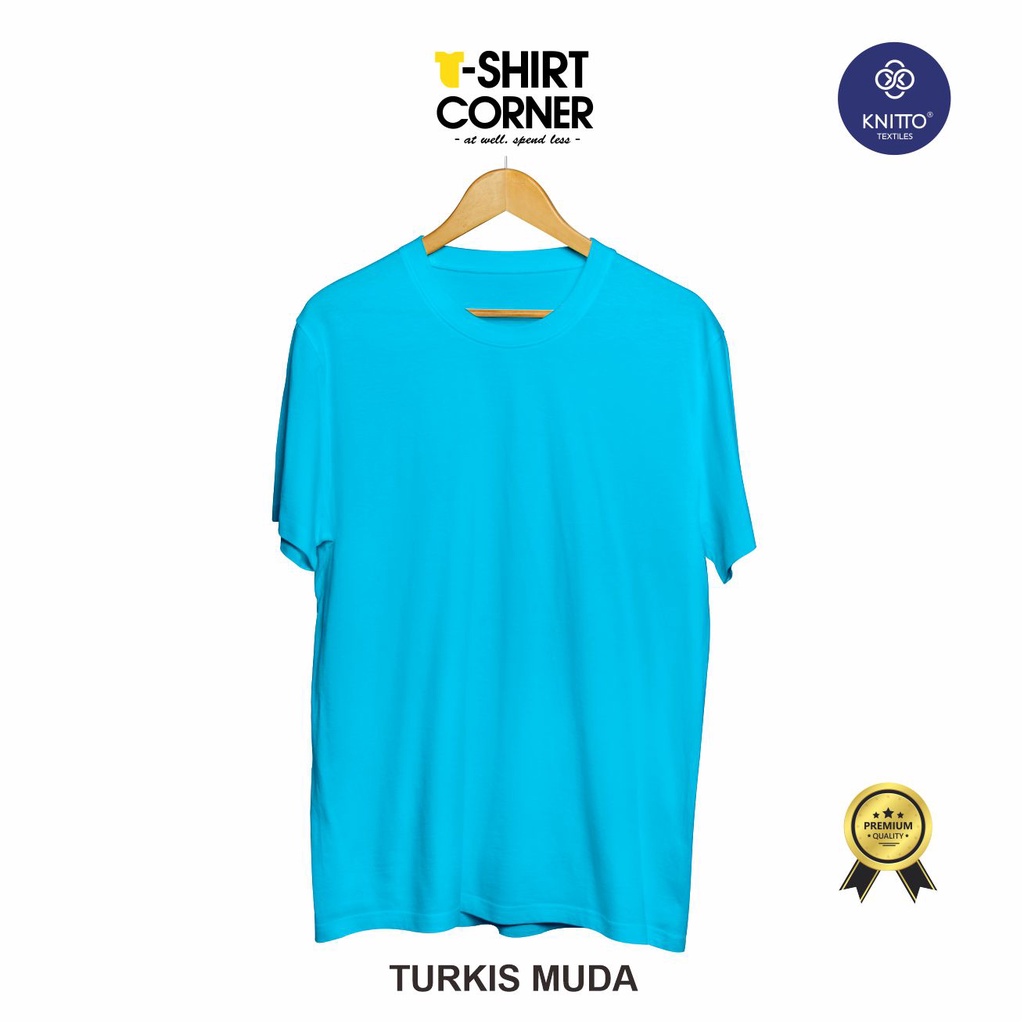 Jual BAJU KAOS POLOS COTTON COMBED 30S PRIA WANITA KNITTO PREMIUM ...