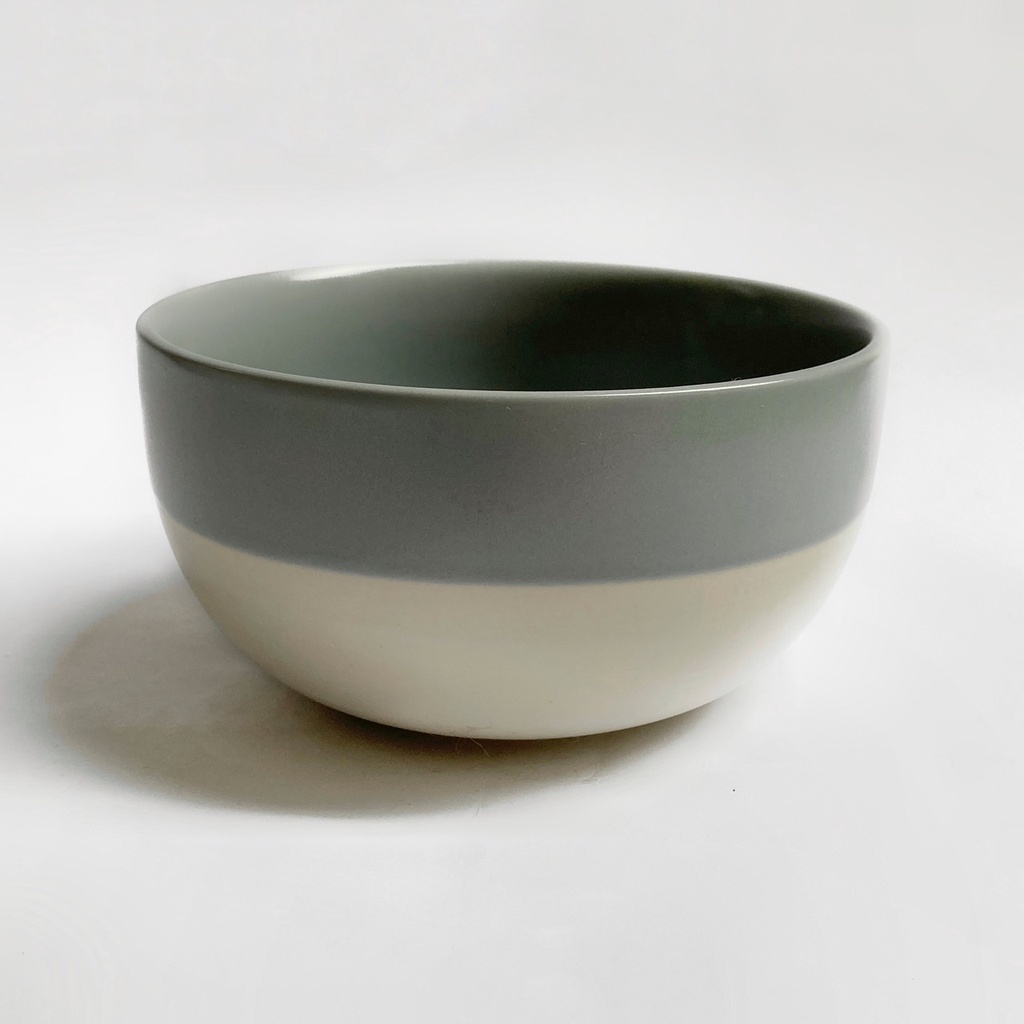 Jual (DAPOORAN) Grey Half Tone Bowl / Bowl Cantik / Bowl Aesthetic ...