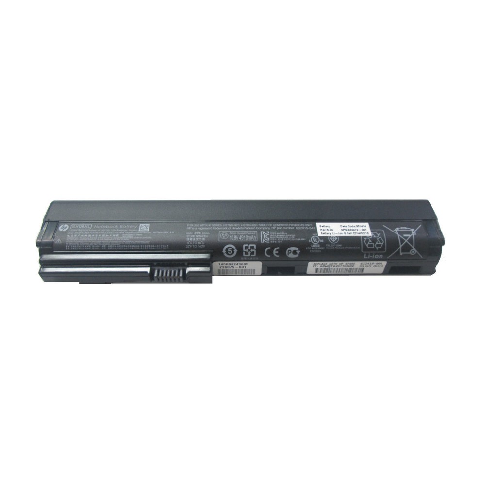 Jual HP Elitebook Battery Original 2570P 2560P Notebook PC SX06 , HSTNN ...