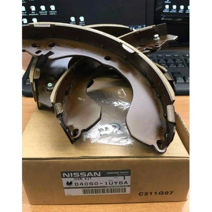 Jual Juke Grand Livina Brake Shoe Kampas Rem Belakang Genuine Ori Nissan | Shopee Indonesia