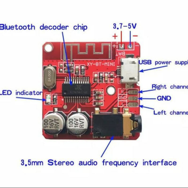 Jual Modul receiver bluetooth stereo 4.1 | Shopee Indonesia