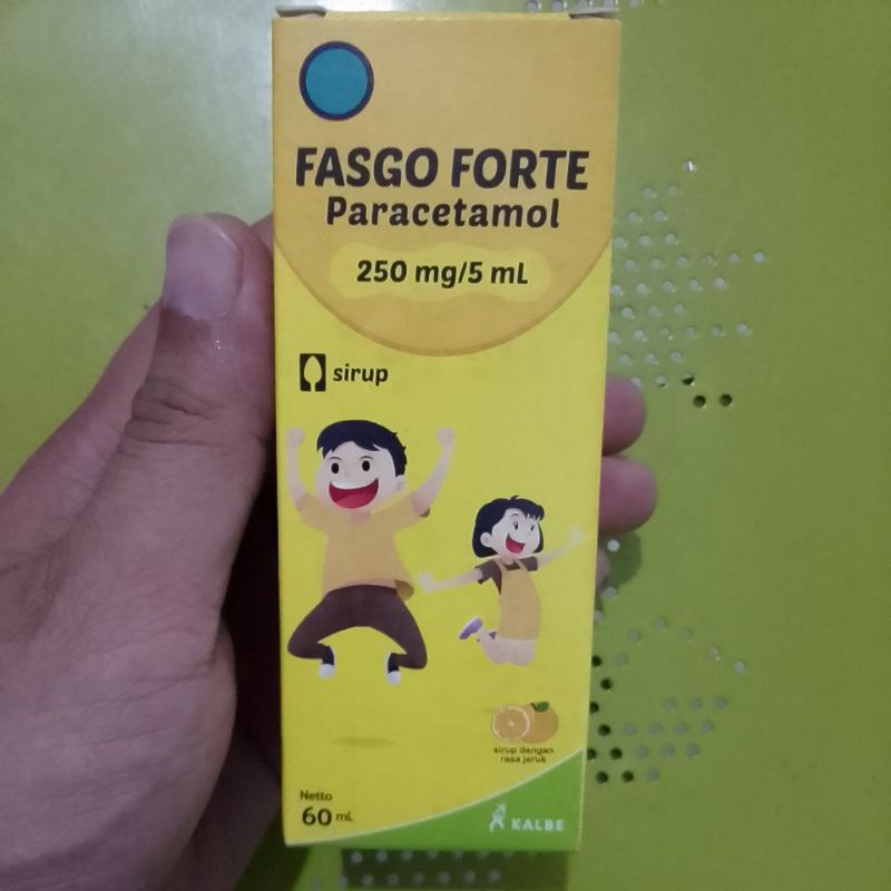 Jual FASGO Paracetamol Sirup 60 mL (Obat Turun Panas, Sakit Gigi, Sakit ...