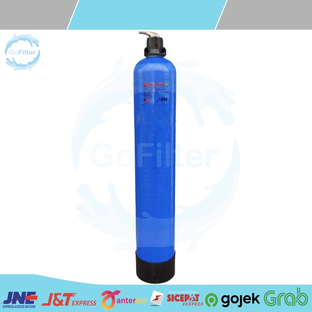 Jual TABUNG FRP NANOTEC 1054 + KEPALA 3 WAY RUNXIN NATURAL BLUE GREY ...