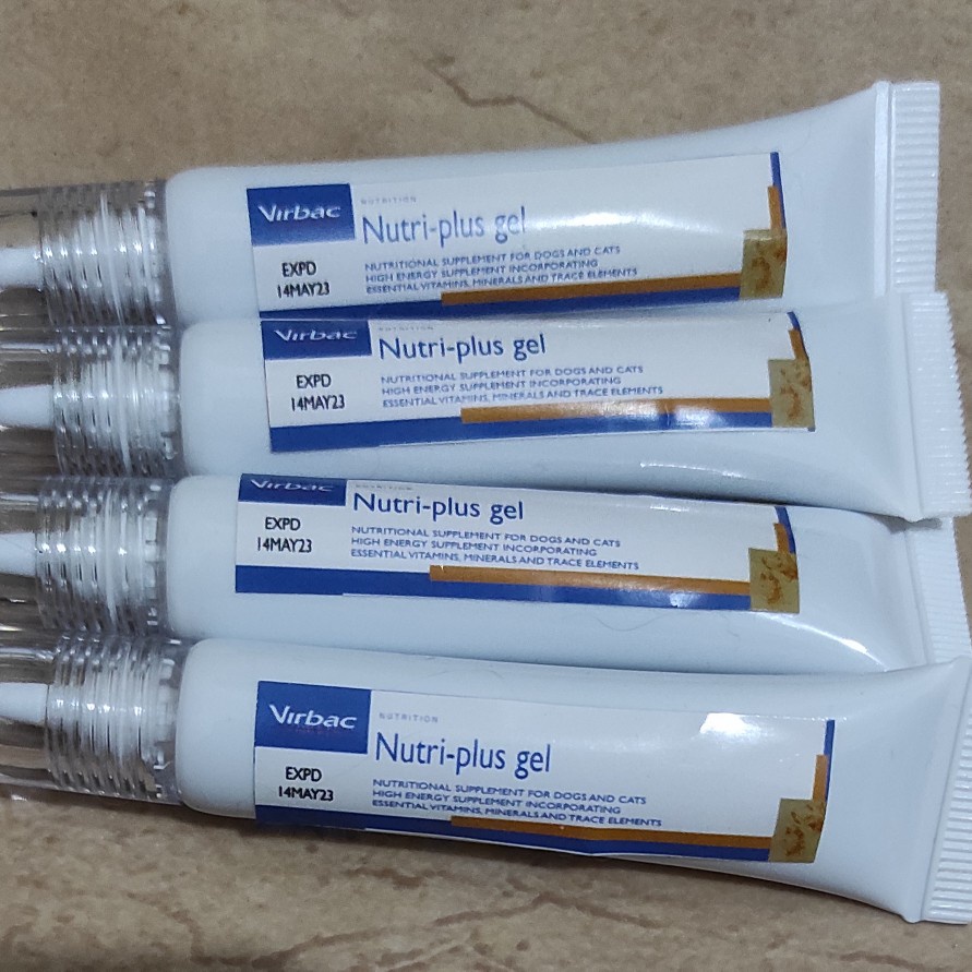 Jual Nutriplus gel Repack 15 gram virbac vitamin anjing dan kucing ...