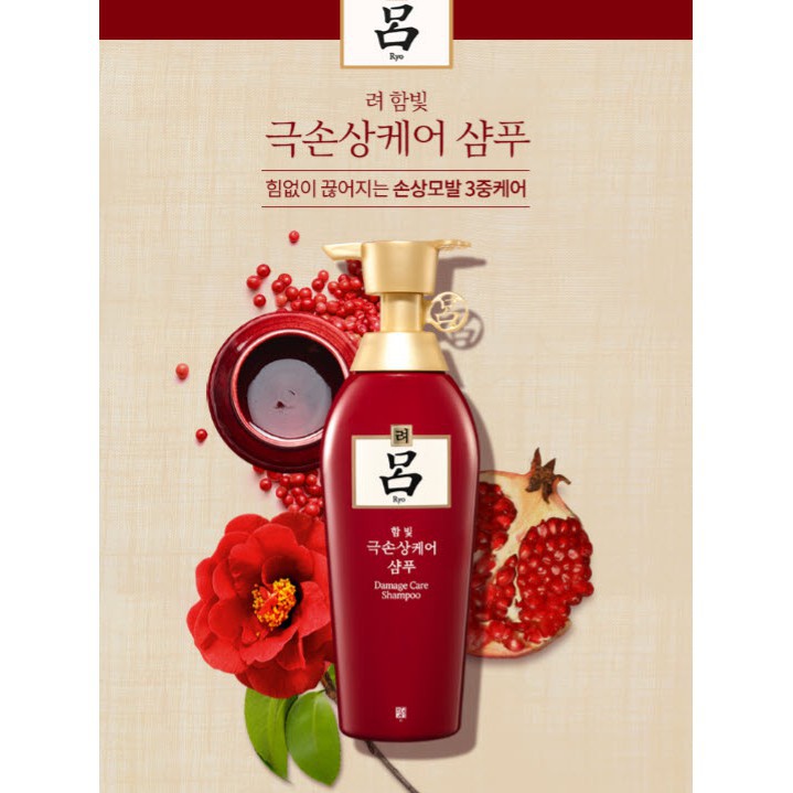 Jual Ryo Shampoo red - Damage Care Shampoo 450ml | Shopee Indonesia