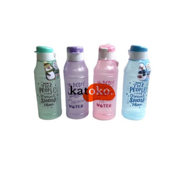 Jual BOTOL MINUM ANAK / BOTOL MINUM FLIPTOP BULAT 500ML | Shopee Indonesia
