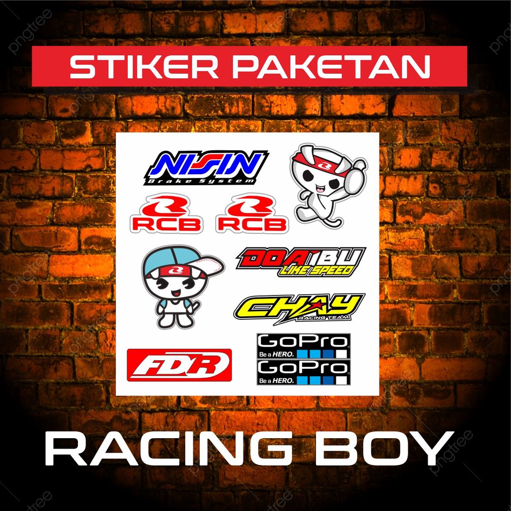 Jual STIKER PAKETAN RACING BOY / RACING BOY STIKER 01 | Shopee Indonesia