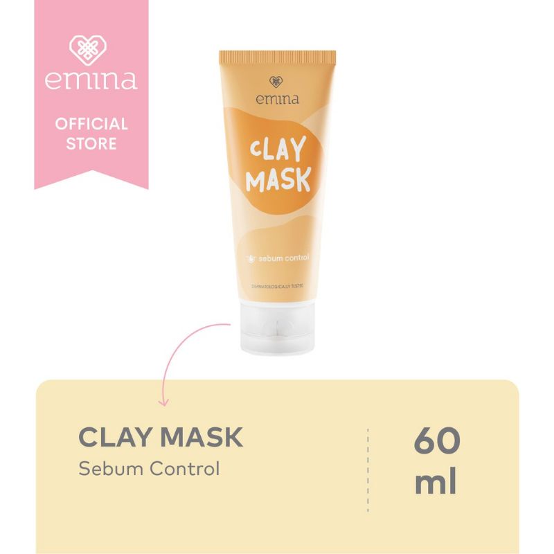 Jual Emina Clay Mask kuning (sebum control) | Shopee Indonesia