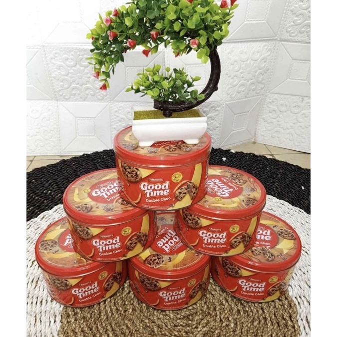 Jual GOOD TIME 149Gr || DOUBLE CHOC || KEMASAN KALENG | Shopee Indonesia