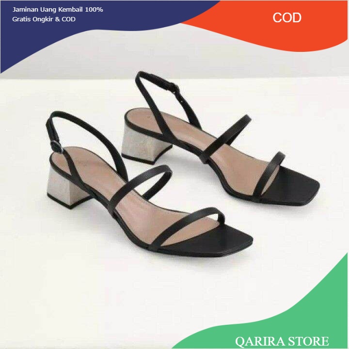 Jual Sandal Heels Wanita Hak Tahu 5 cm FIRLY's Murah Original | Shopee ...