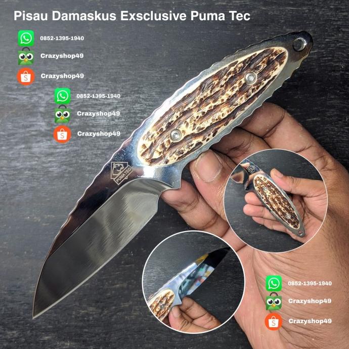 Jual PISAU DAMASKUS DK-026 ORIGINAL EXSCLUSIVE / PISAU LIPAT / SURVIVAL KIT DSFG46316 | Shopee ...