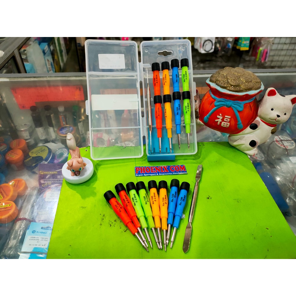 Jual OBENG SET POWER IP/ANDROID 9 IN 1 OBENG SET 9 IN 1 HANPHONE ...