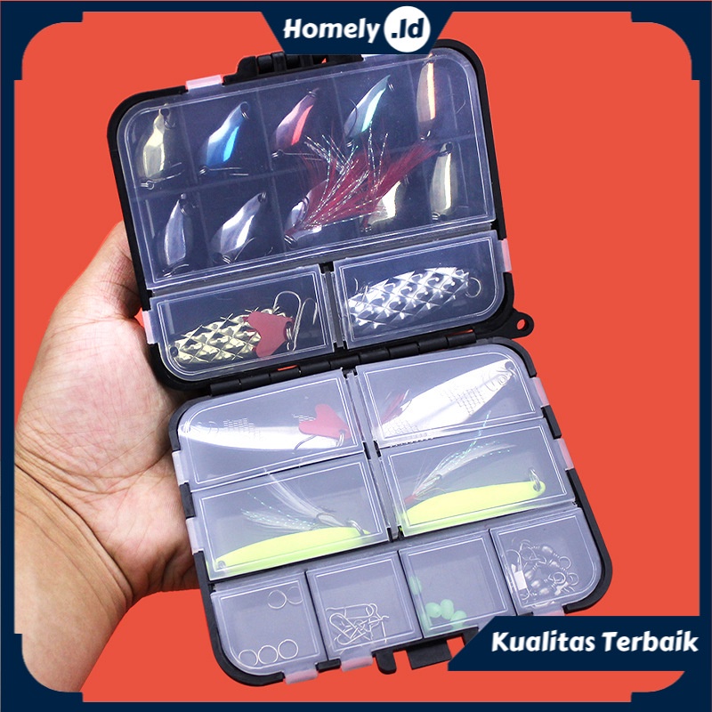 Jual Kotak Pancing Kail Umpan Waterproof Tempat Perkakas Multi Sekat Organizer | Shopee Indonesia
