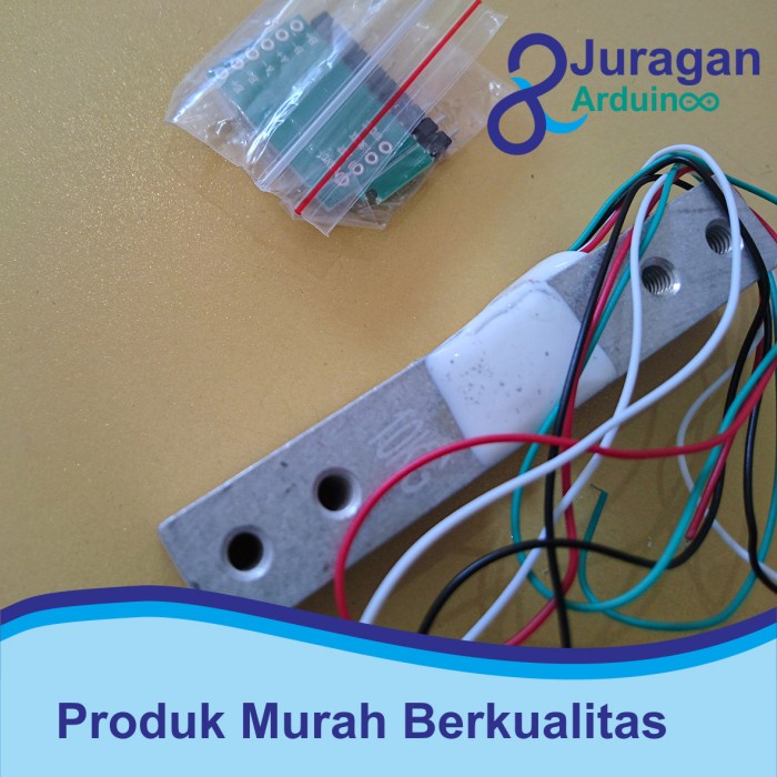Jual Sensor Berat Loadcell 10Kg plus HX711 Module | Shopee Indonesia
