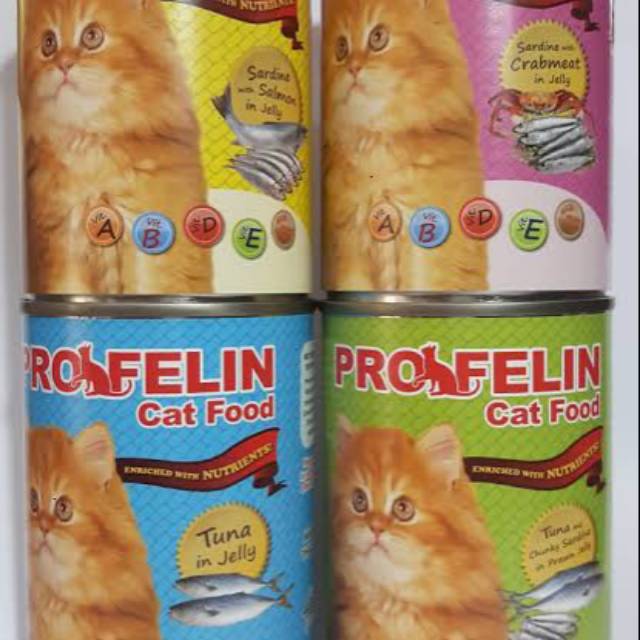 Jual makanan kucing profelin 400gr all varian 1 box isi 24 kaleng bisa ...