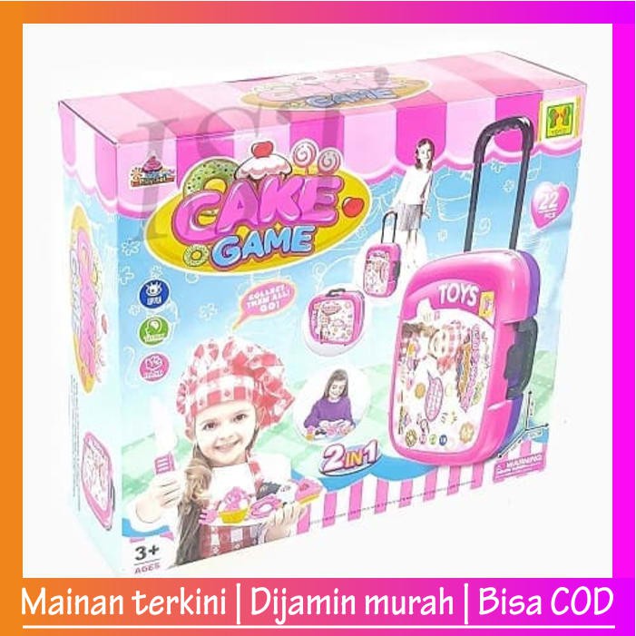 Jual Mainan Anak Cake Game Trolley 2 in 1 No.36788-88 IT677 | Shopee ...