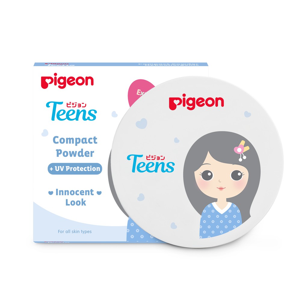 Jual PIGEON TEENS Compact Powder + UV Protection 14Gr - Natural ...