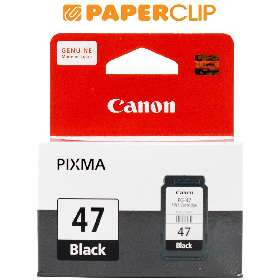 Jual TINTA INK CATRIDGE CANON PG-47 BLACK | Shopee Indonesia