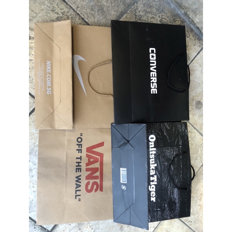 Jual PAPER BAG ORIGINAL Box Sepatu Vans, Onitsuka,Nike,& Converse ...