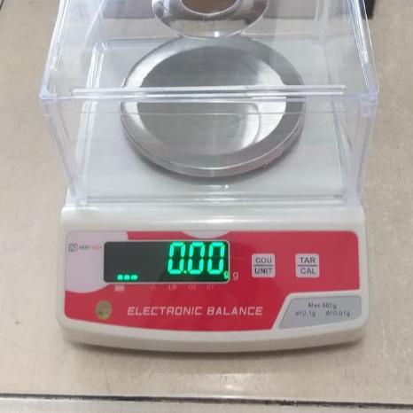 Jual Timbangan emas / timbangan laboratorium NEWTECH 600g x 0,01g | Shopee Indonesia