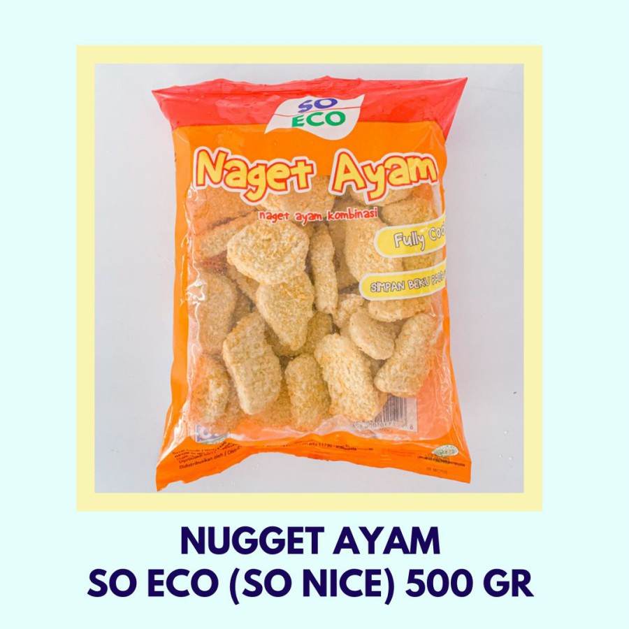 Jual Nugget Ayam So Eco (So Nice) 500gr | Shopee Indonesia