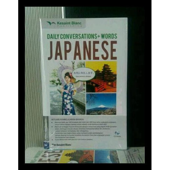 Jual Buku Belajar Bahasa Jepang Daily Conversations Word Japanese &Cd Audio Jp187 | Shopee Indonesia