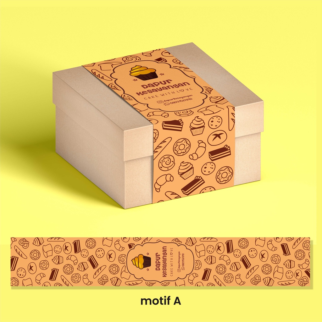 Jual Paperbelt / Roller / Hiasan Sleeve / Sabuk Label usaha kue ...