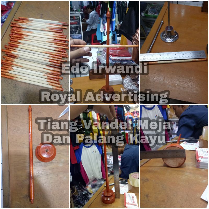Jual Tiang Kayu Vandel Meja dan Palang Kayu Ready Stock | Shopee Indonesia