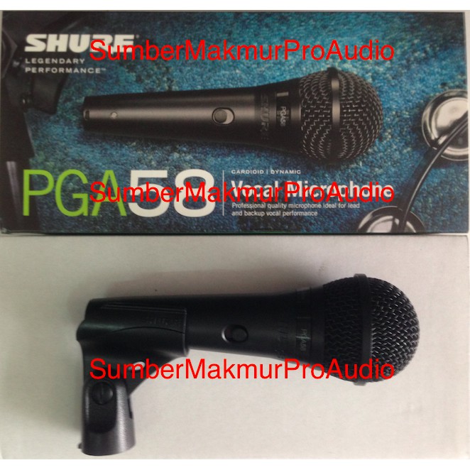 Jual Shure PGA58-LC Vocal Microphone | Shopee Indonesia