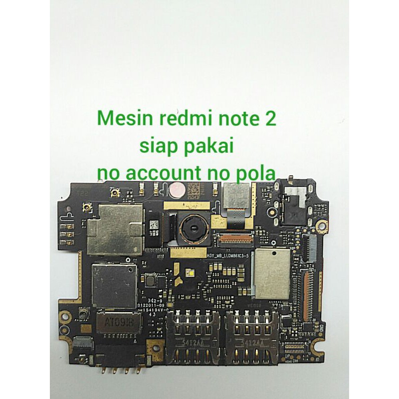 Jual MESIN REDMI NOTE 2 PERAWAN MULUS NORMAL GARANSI | Shopee Indonesia