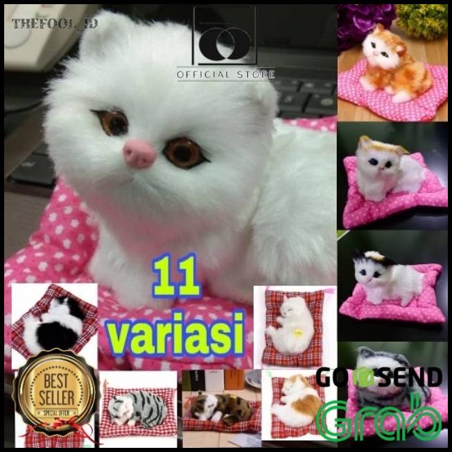 Jual Boneka Kucing Bersuara Serasa Memelihara Anak Kucing 30 Cm ...
