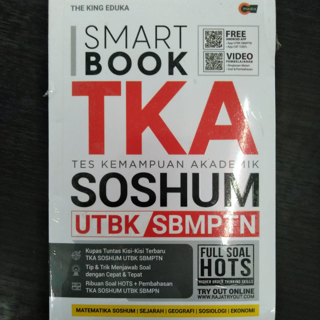 Jual Buku Ori SMART BOOK TKA SOSHUM UTBK SBMPTN - THE KING EDUKA - C MEDIA | Shopee Indonesia