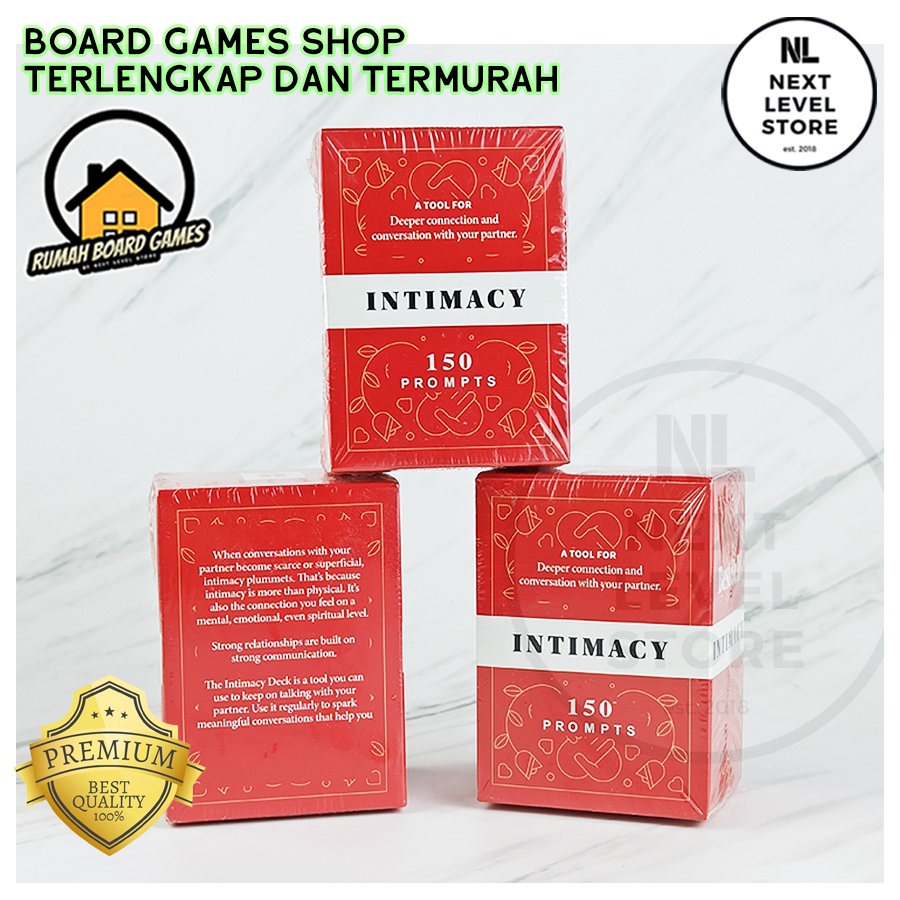 Jual Intimacy Deck By BestSelf Couple Card Board Game Permainan Kartu ...