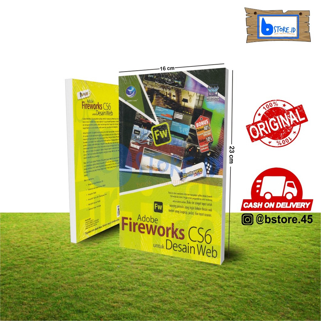 Jual ADOBE FIREWORKS CS6 UNTUK DESAIN WEB, Wahana Komputer | Shopee ...