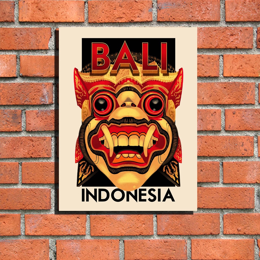 Jual Poster BALI Hiasan Dinding Poster Kayu Walldekor 001 | Shopee ...