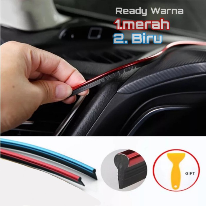 Jual Striping Pembatas Dashboard Mobil Car Styling Strip Sticker ...