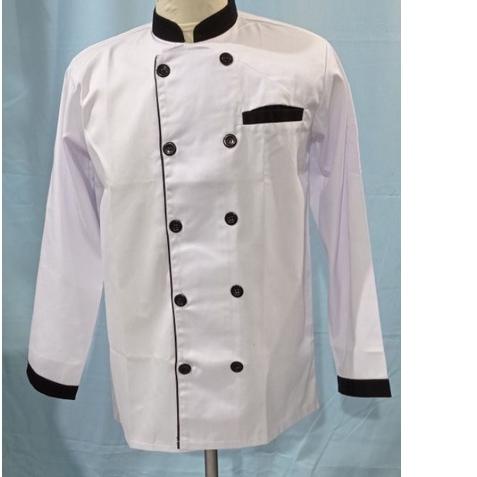 Jual DISKON !! 9.9 Baju Chef-baju koki-Baju koki lengan panjang-baju ...