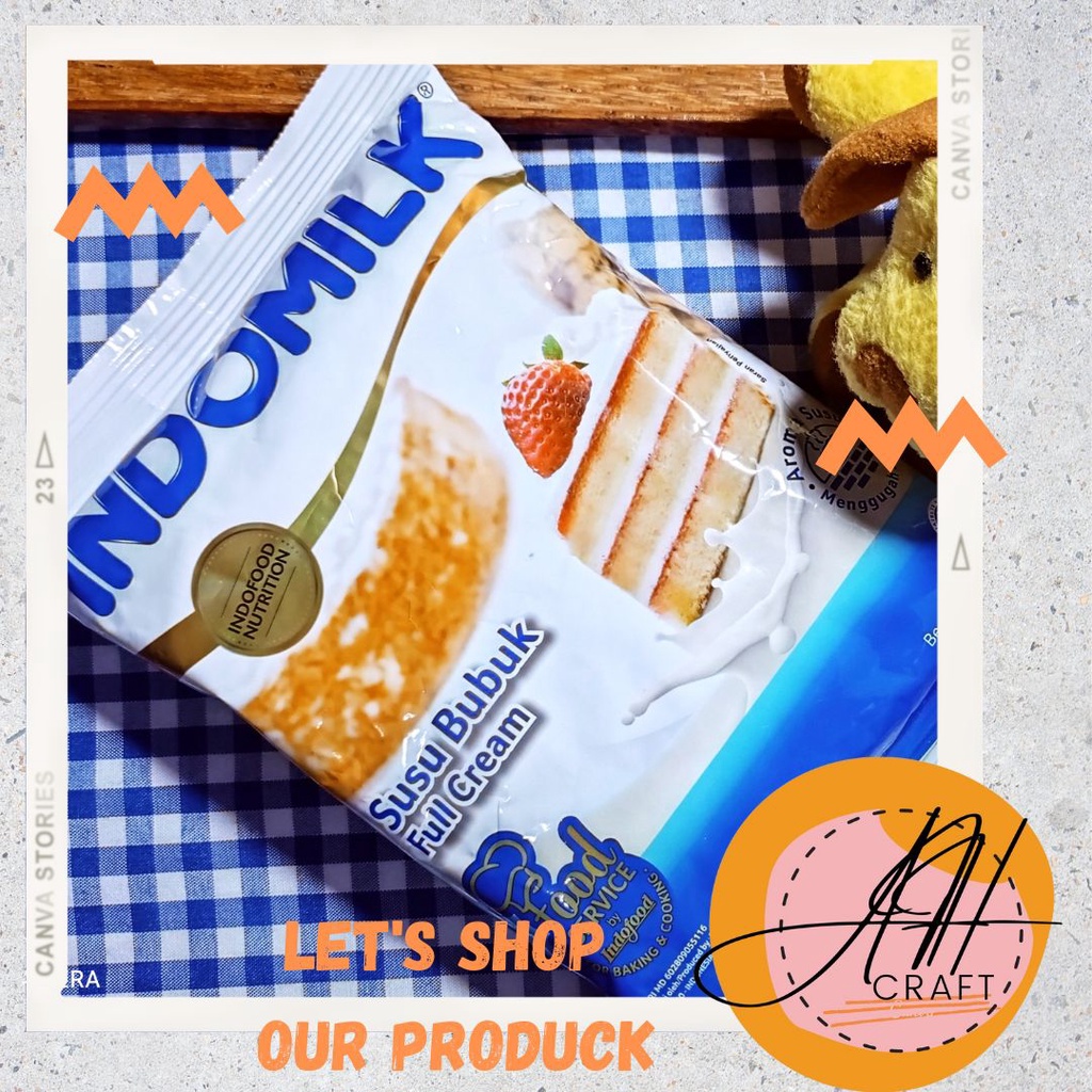 Jual Susu Bubuk Full Cream INDOMILK 250 gr | Shopee Indonesia