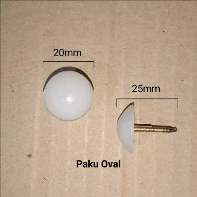 Jual Paku sepatu oval/ Datar buat kakian meja/ kursi dan furniture anda ...