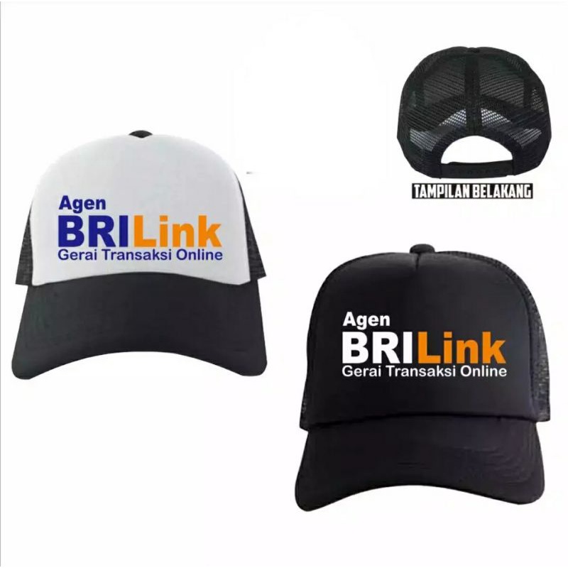 Jual TOPI TRUCKER AGEN BRI LINK BANK BRI | Shopee Indonesia