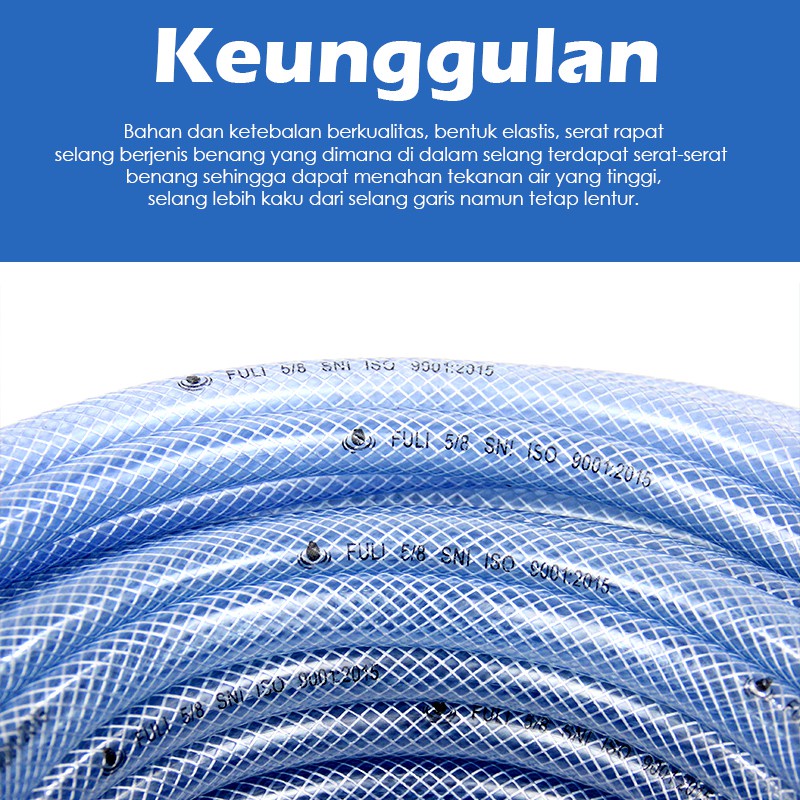 Jual GLOBAL Paket Selang Air Cuci Motor 10 Dan 15 Meter 1/2 dan 5/8 inch Selang Air Benang ...