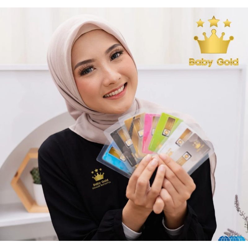 Jual BABY GOLD NEW/OLD 0,001 / 0,002 / 0,005 GRAM logam mulia 24 karat ...