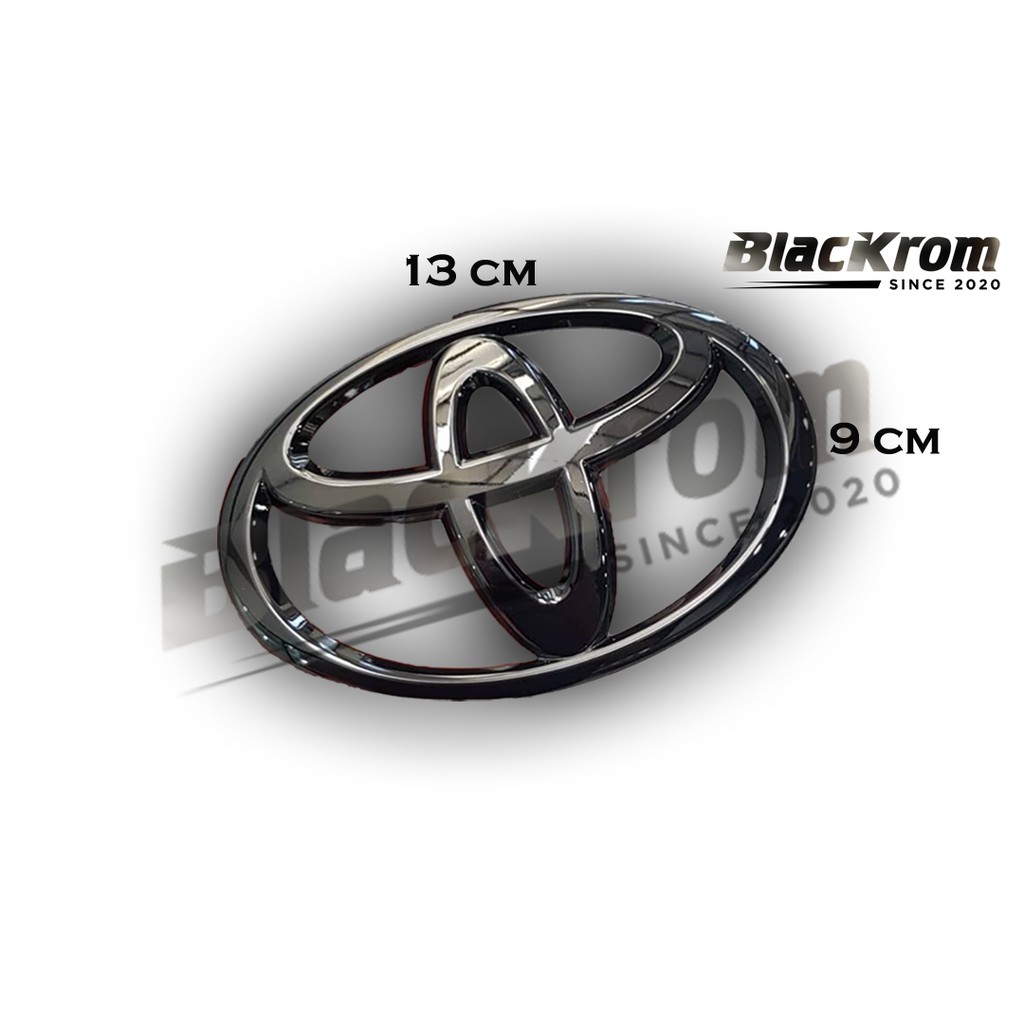 Jual Logo Emblem Black Chrome Belakang Toyota Avanza / Veloz 2012 ...