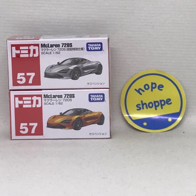 Jual Tomica Regular 57 McLaren 720S Takara Tomy Original Super Car Diecast Miniatur Mobil Muscle ...
