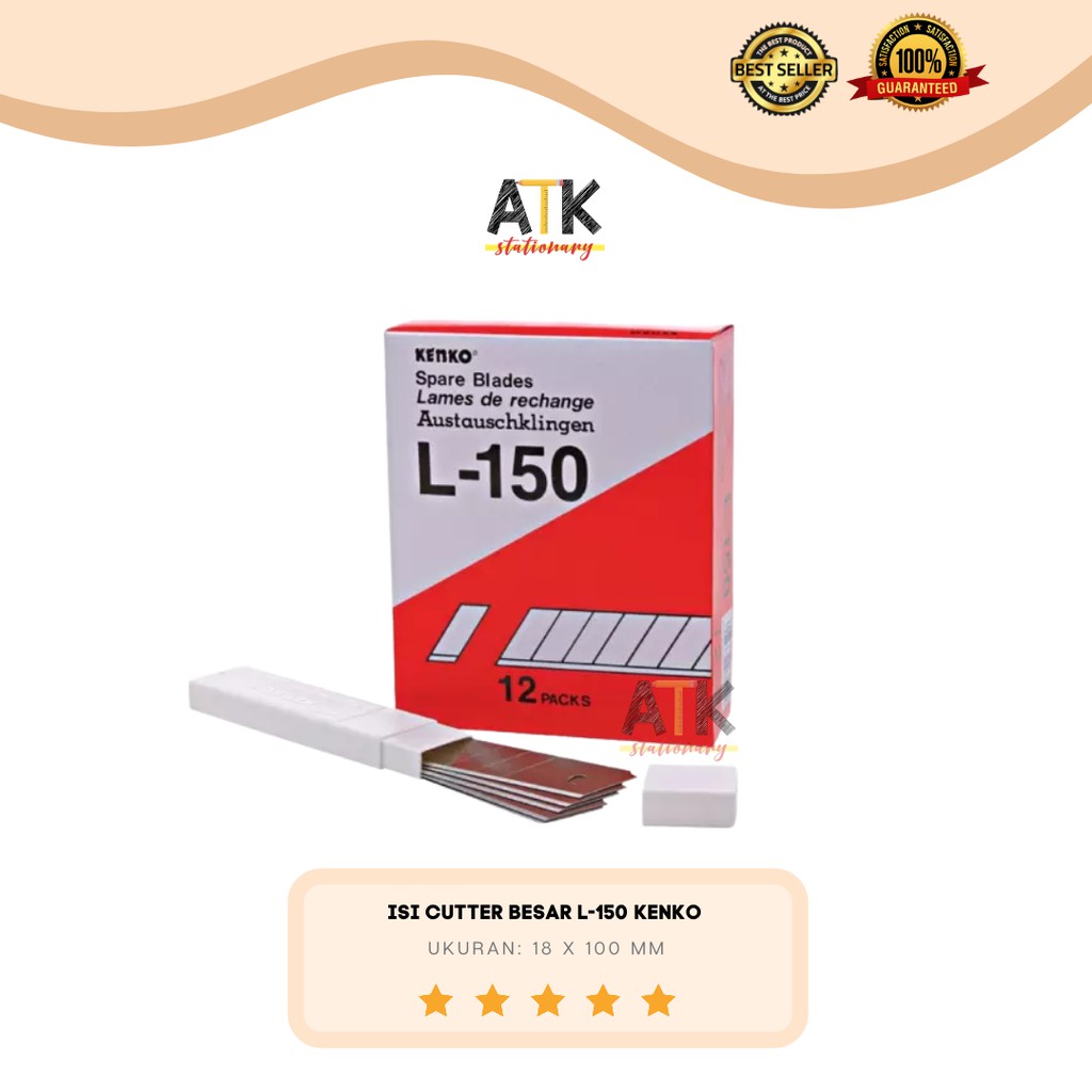 Jual Isi Cutter L-150 Besar Kenko atk | Shopee Indonesia