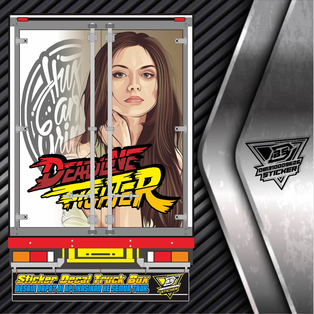 Jual Sticker Decal Truk Box Truk Freezer Truk Pendingin Custom Bebas ...
