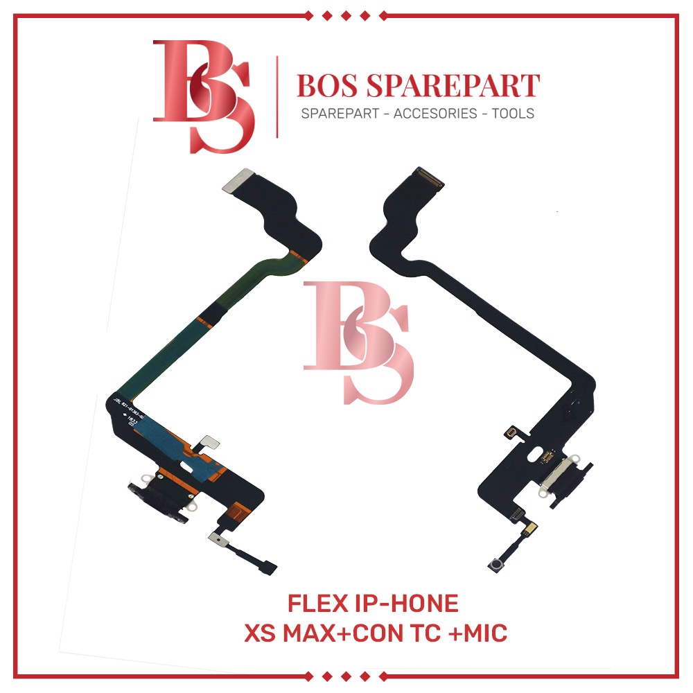 Jual FLEXIBEL I*PHONE XS MAX + CONNECTOR CHARGER + MIC | Shopee Indonesia