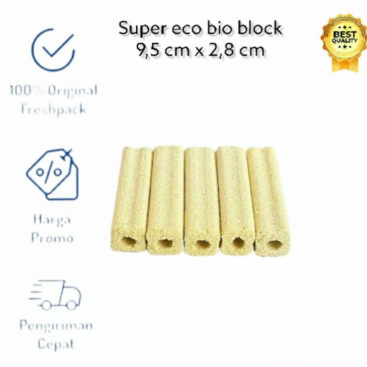 Jual Eco Bio Block Size Small S 9x2,5cm Media Filter Japan Rumah ...