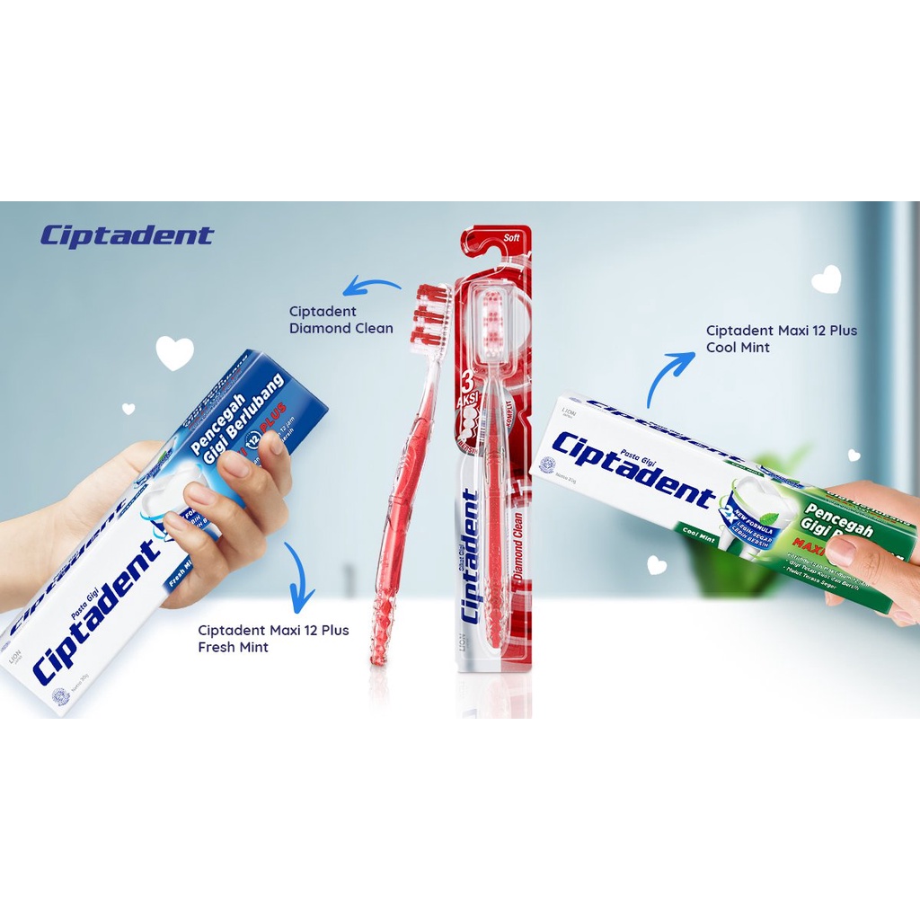 Jual Ciptadent Whitening Maxi Whit Fresh Mint & Cool Mint | Shopee ...