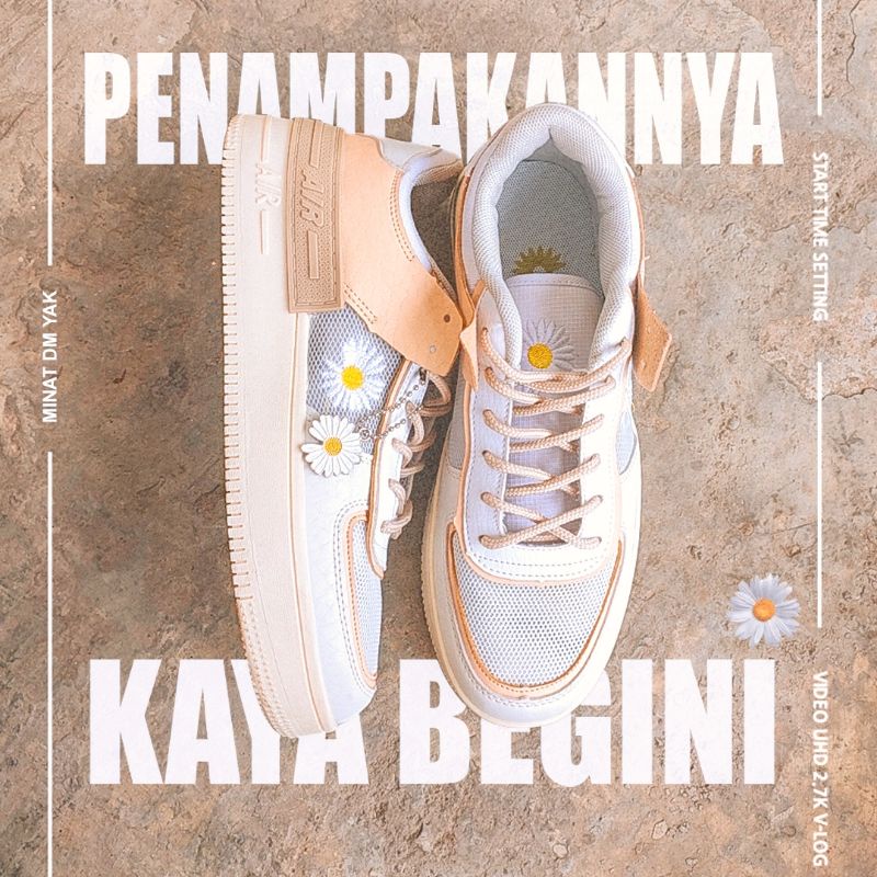 Jual Sepatu-Aesthetic-Daisy-Nude-Beige | Shopee Indonesia